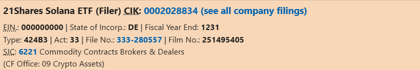 21Shares Solana ETF Nears U.S. Launch After SEC Nod