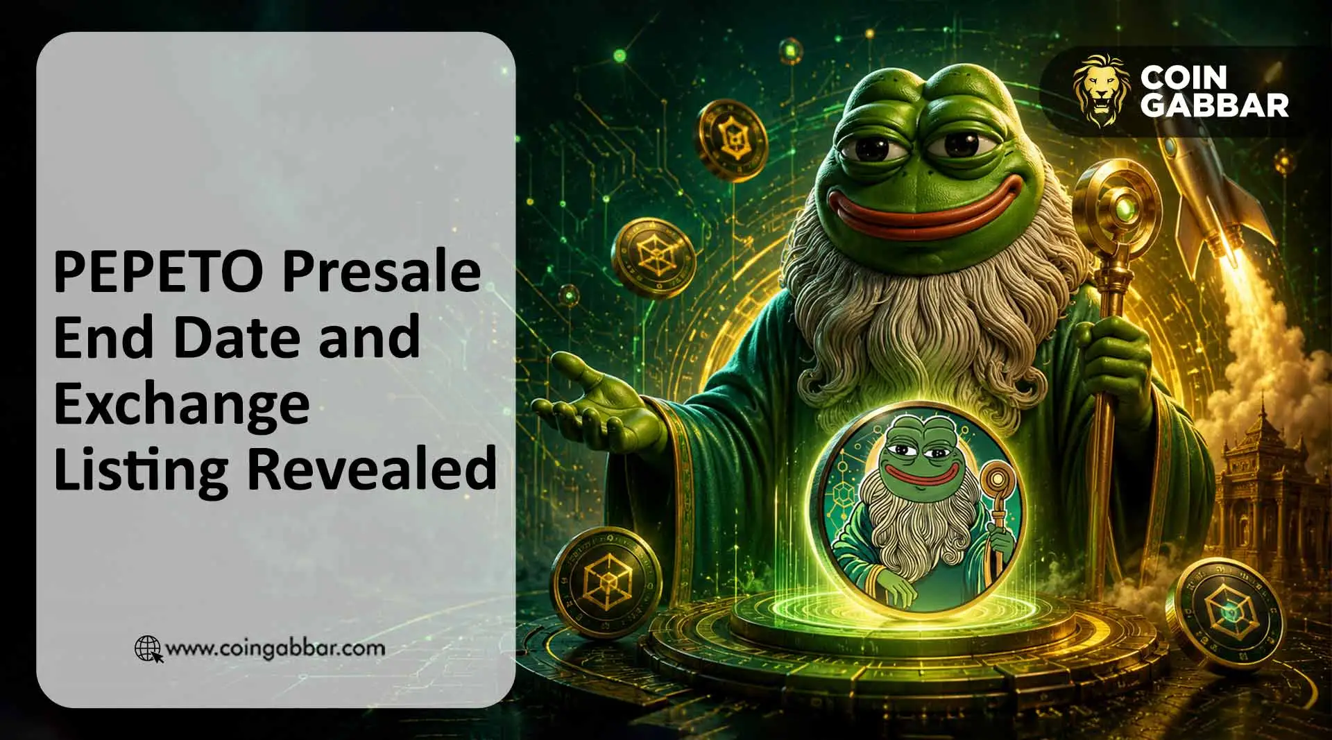 PEPETO Presale End Date and Exchange Listing Revealed