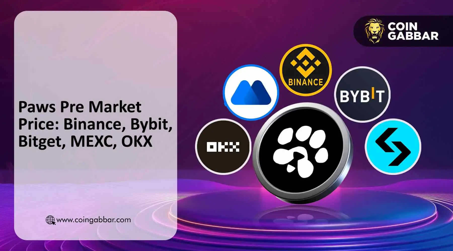 PAWS Pre-Market Price on Binance, Bybit, OKX & More